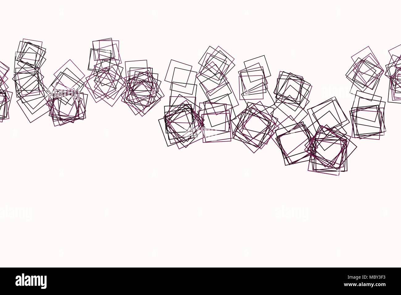 Color Abstract Square Rectangle Pattern Generative Art Background 3d Perspective View Vector