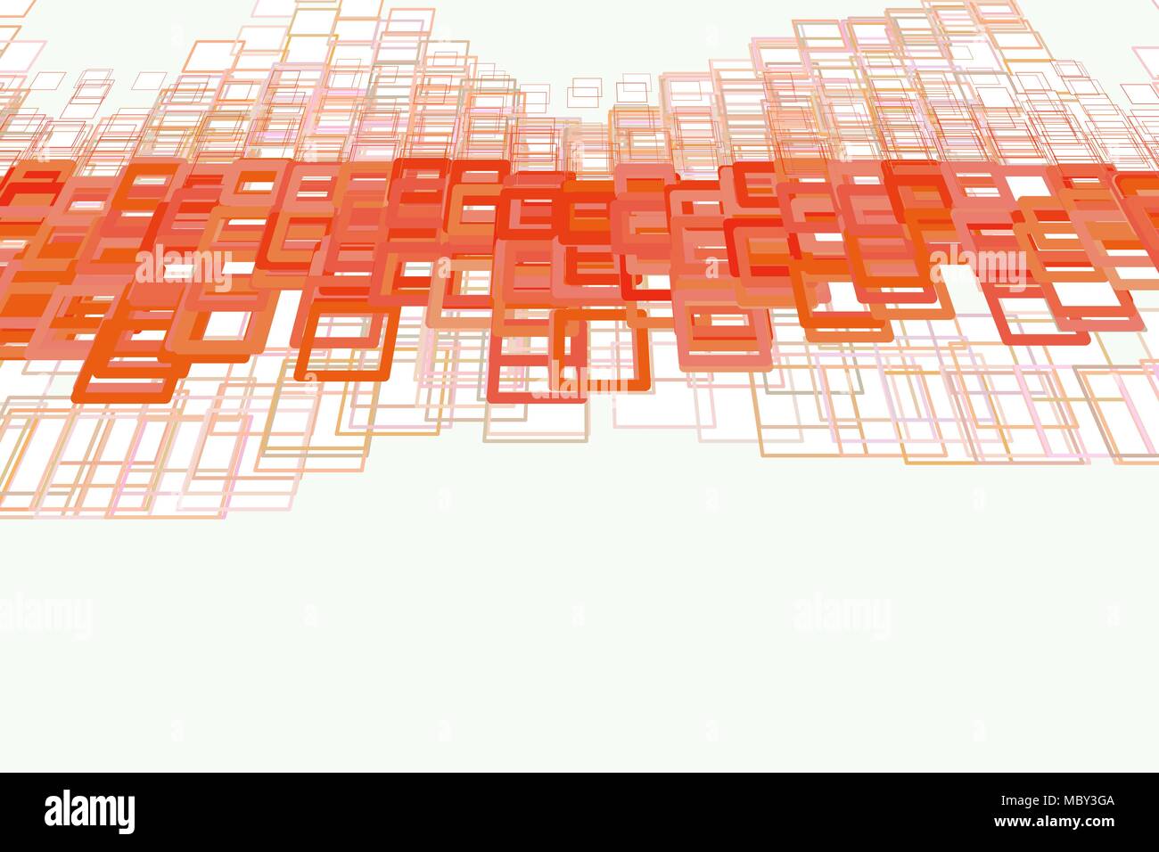 Modern geometrical square, rectangle background pattern abstract. 3D perspective view. Vector ...