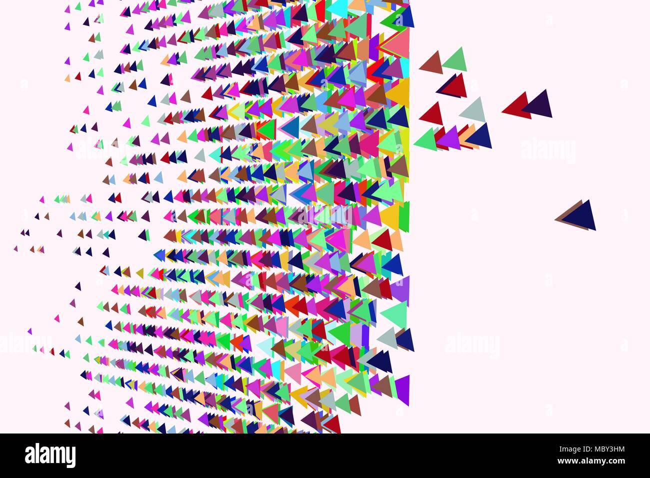 Background abstract triangle pattern for design. 3D perspective view ...