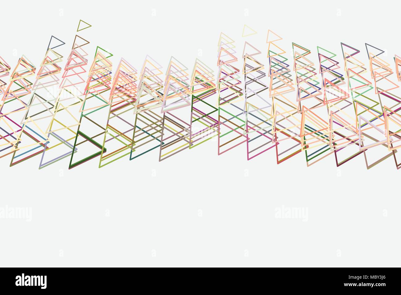 Abstract background with shape of triangle pattern. 3D perspective view ...