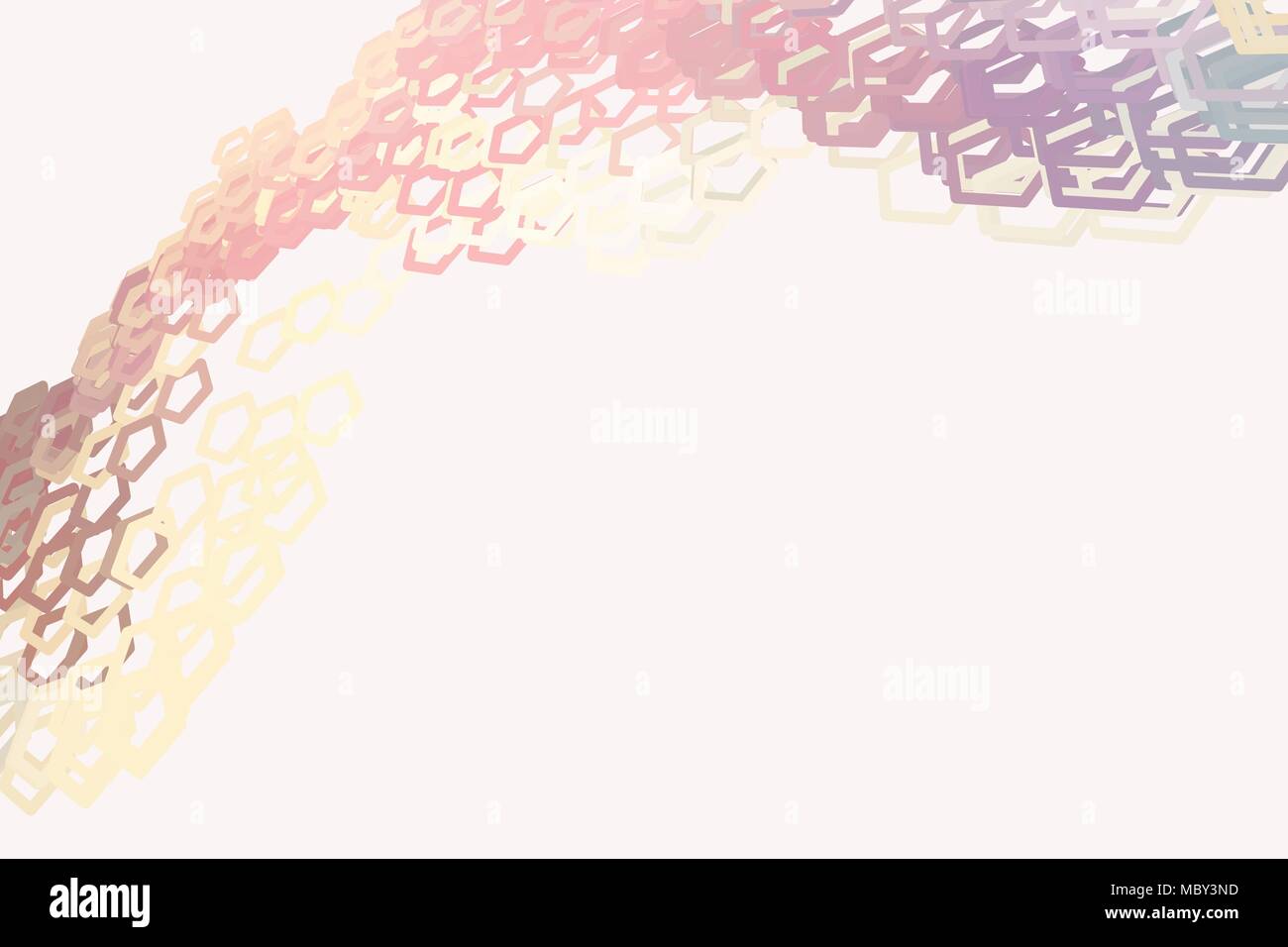 Modern geometrical pentagon background pattern abstract. 3D perspective ...