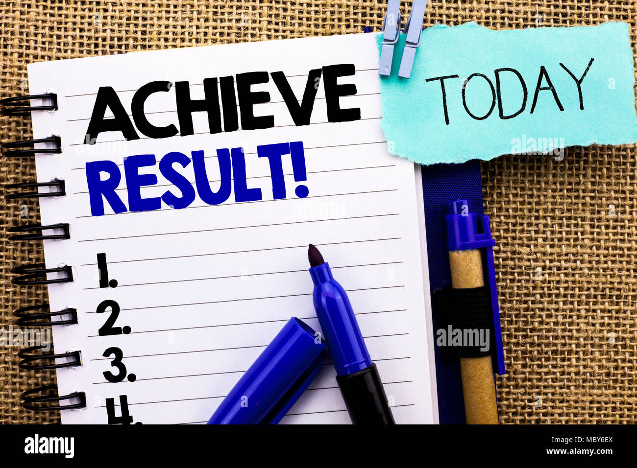 Word writing text Achieve Result Motivational Call. Business concept ...