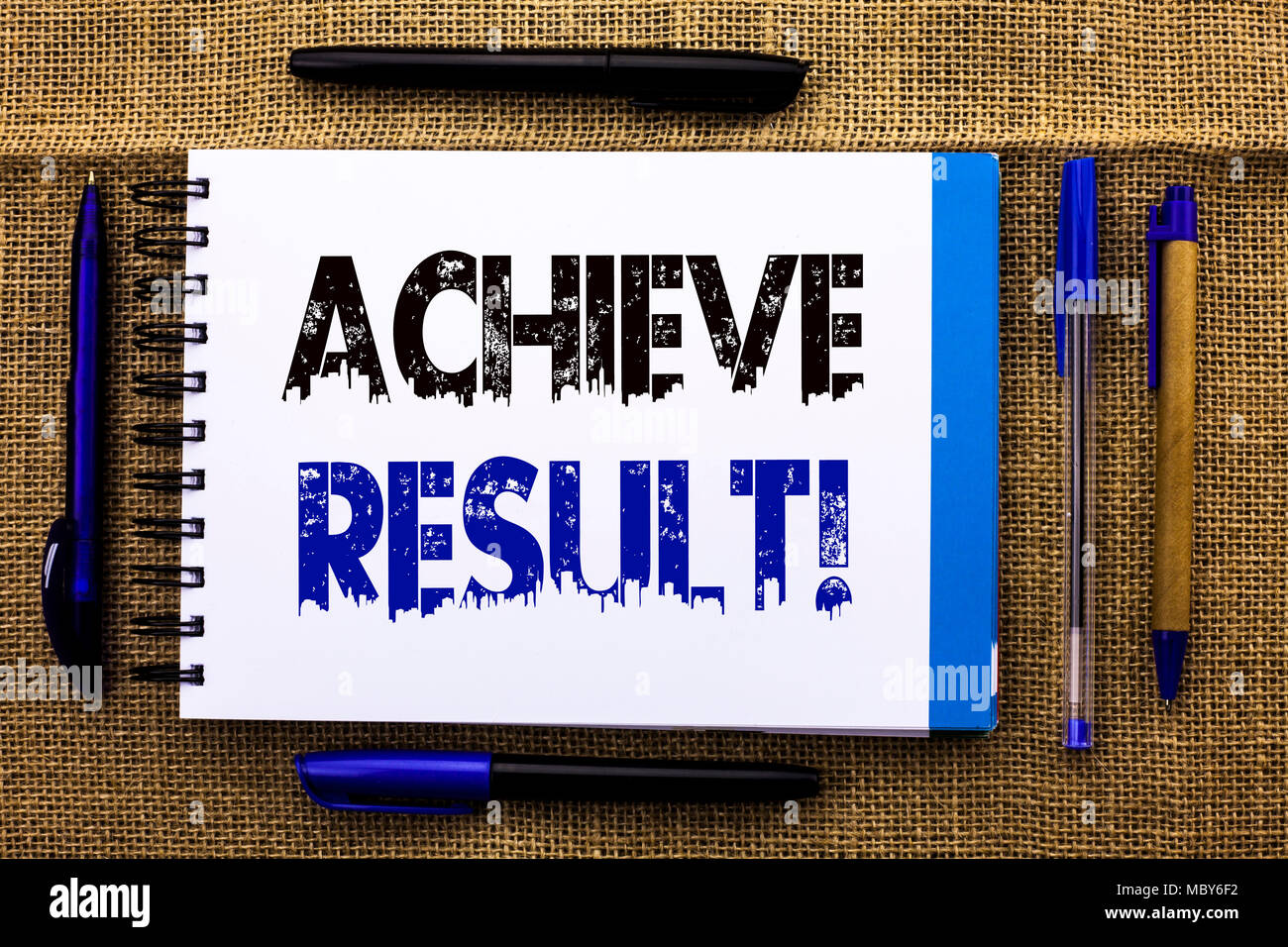 Conceptual hand writing showing Achieve Result Motivational Call ...