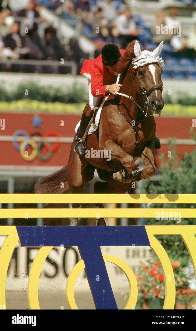 World Equestrian Games, Rome October 1998, Joe Turi (HUN) riding Epona ...