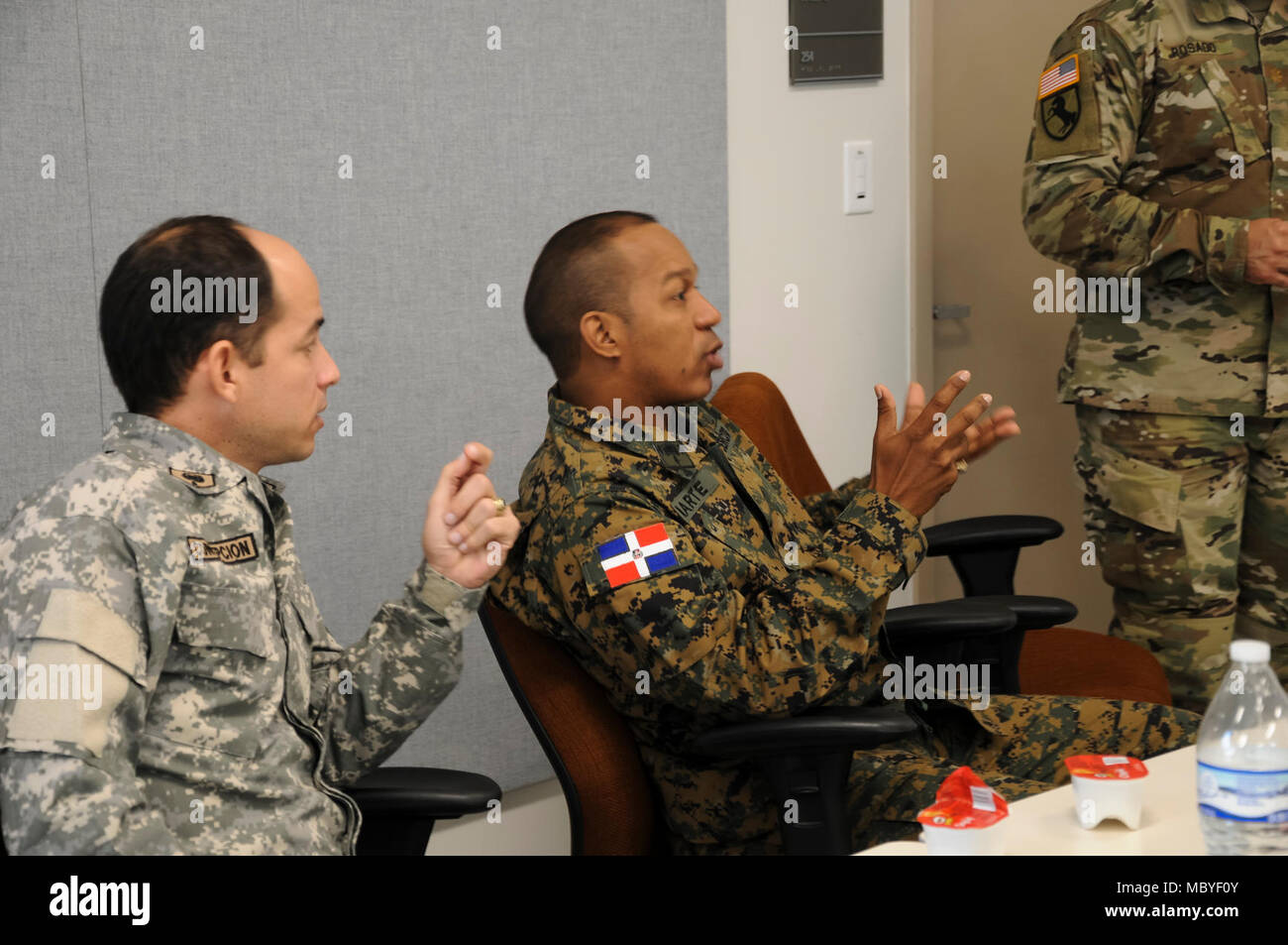 For the first time military personnel from the Dominican Republic Armed ...