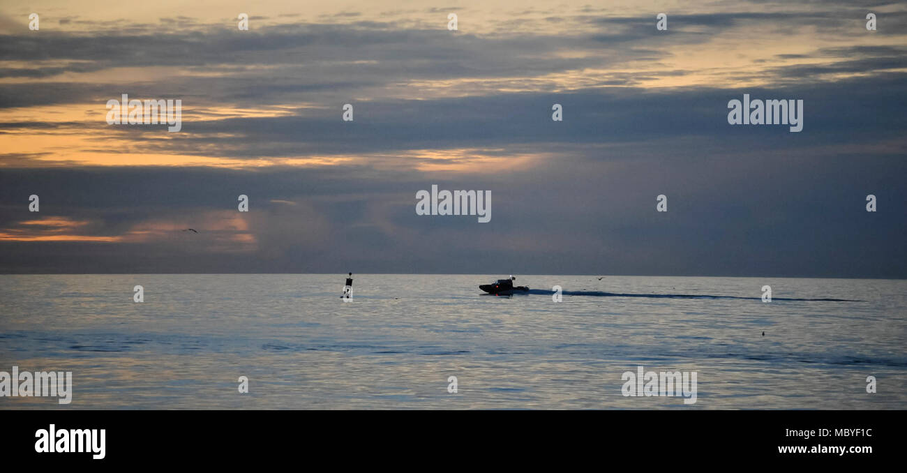 A Coast Guard Station Humboldt Bay crew aboard a 29-foot Response Boat ...