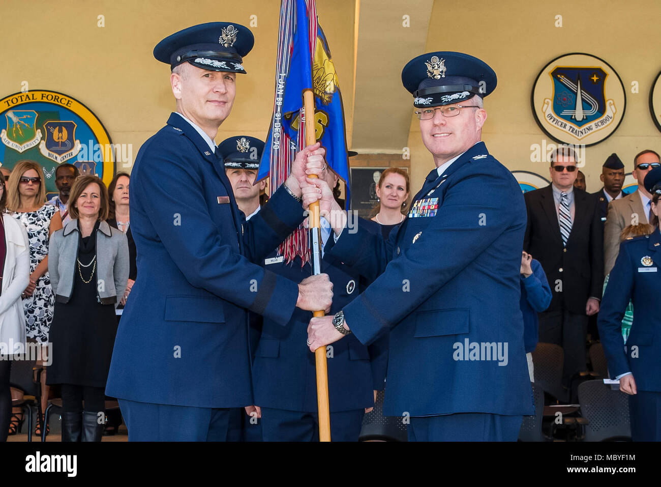 Maxwell AFB, Ala. - Brigadier General Billy Thompson, Commander, Jeanne ...