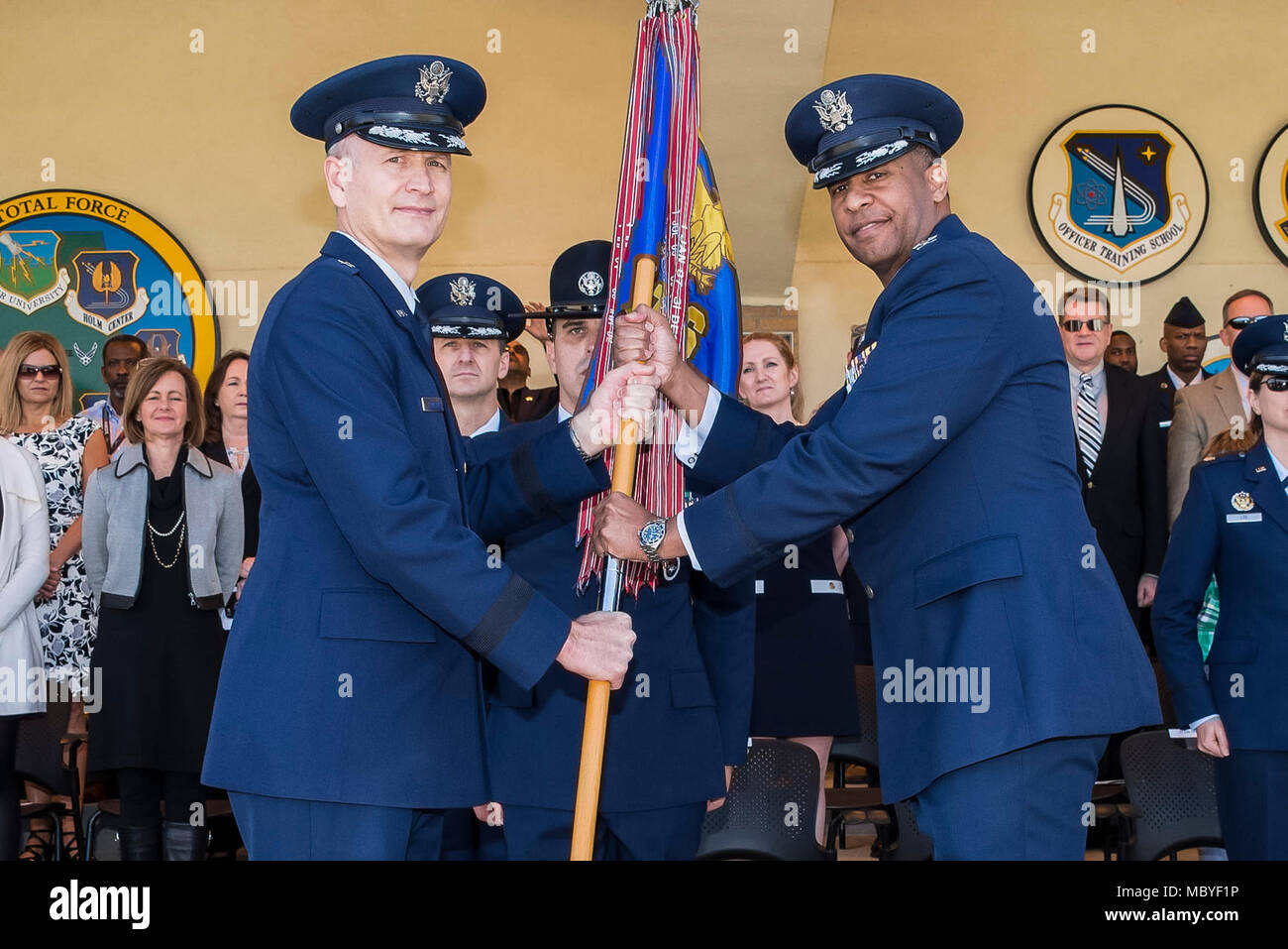 Maxwell AFB, Ala. - Brigadier General Billy Thompson, Commander, Jeanne ...