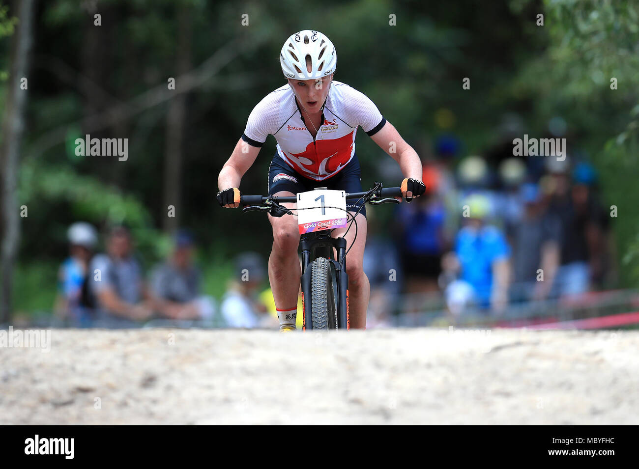 England's Annie Last competes in the Women's Cross-Country at the ...