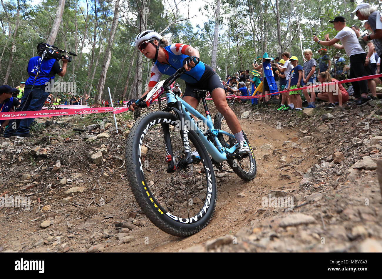 Canada's Emily Batty competes in the Women's Cross-country at the ...