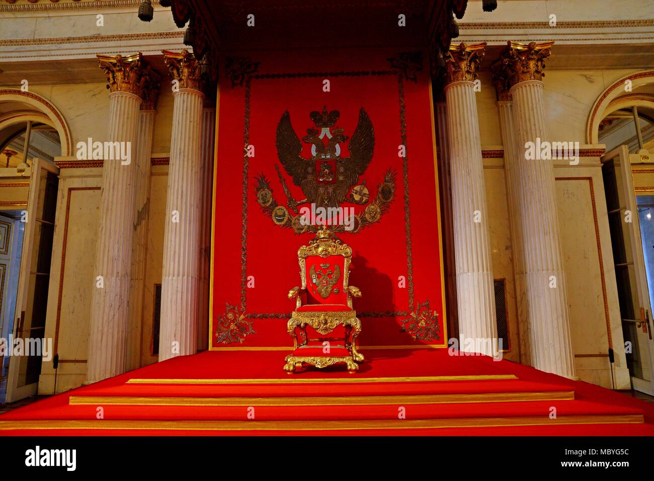 Small throne room the hermitage hi-res stock photography and images - Alamy