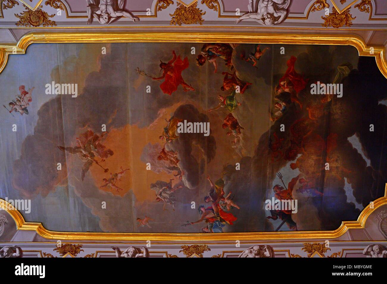 Jordan Staircase of the Winter Palace Stock Photo - Alamy