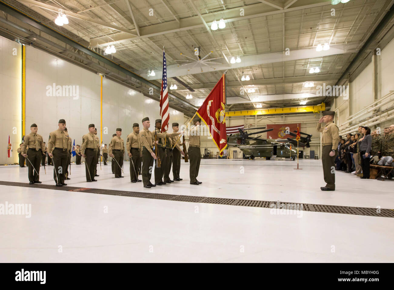 U.S. Marine Corps Sgt. Maj. Devon Lee, outgoing sergeant major, Marine ...