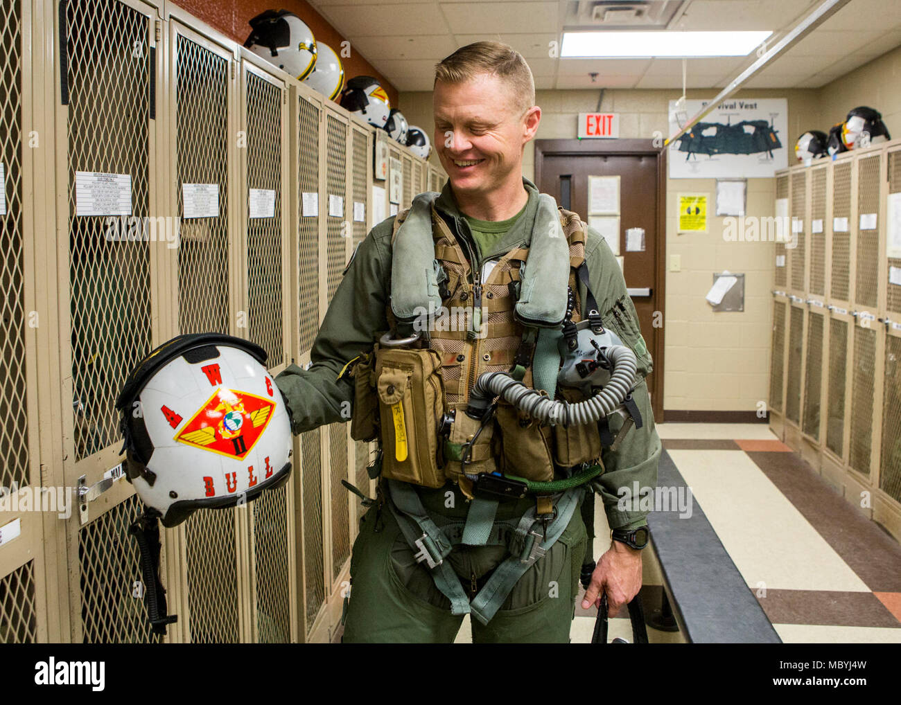 U.S. Marine Corps Col. John A. Rahe, the assistant wing commander of ...
