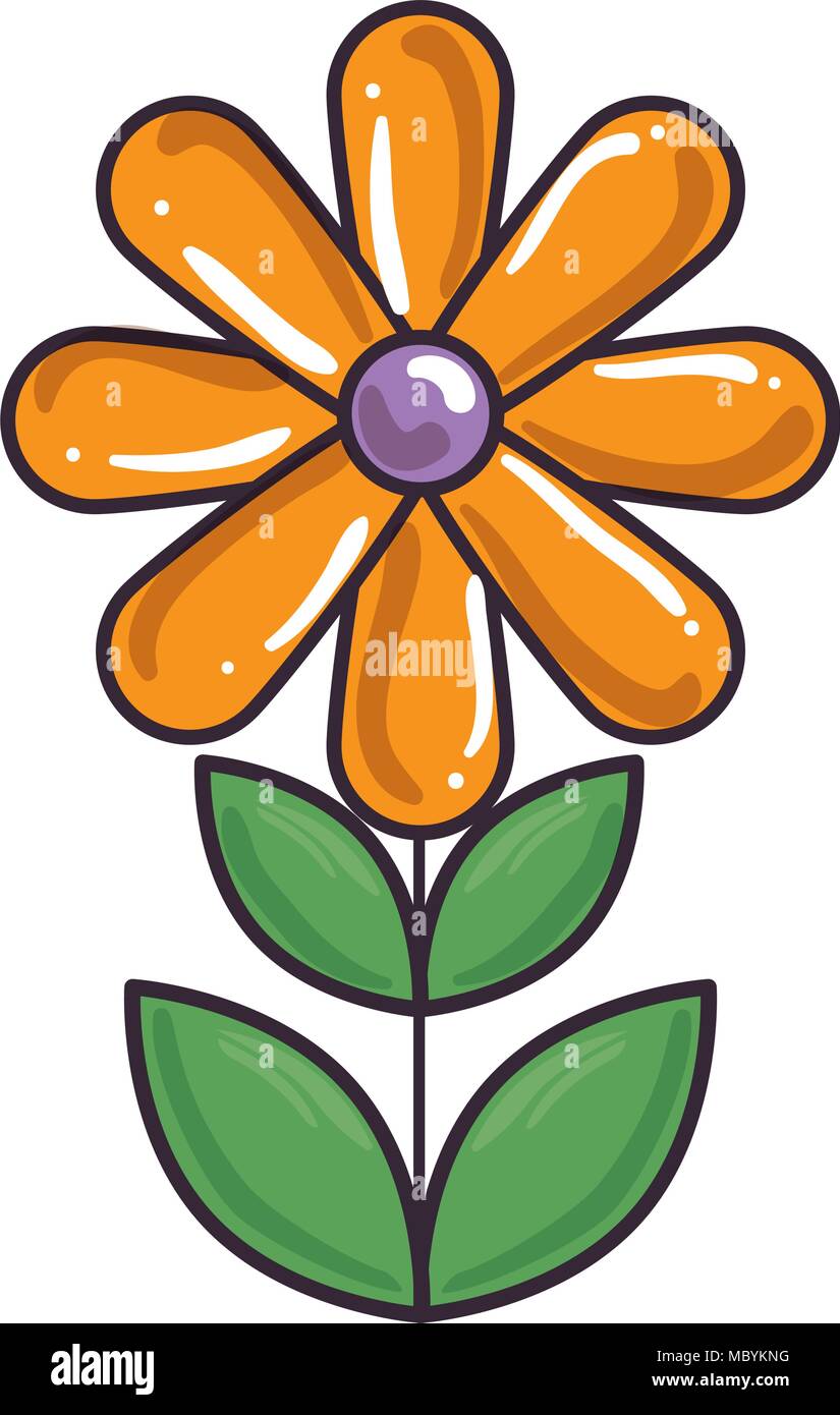 Florida garden flower Stock Vector Images - Alamy