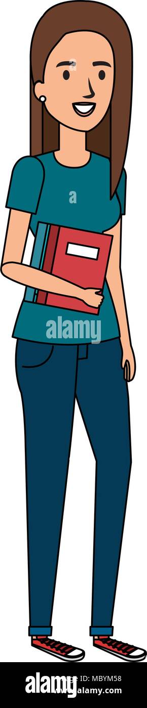woman student avatar character Stock Vector Image & Art - Alamy