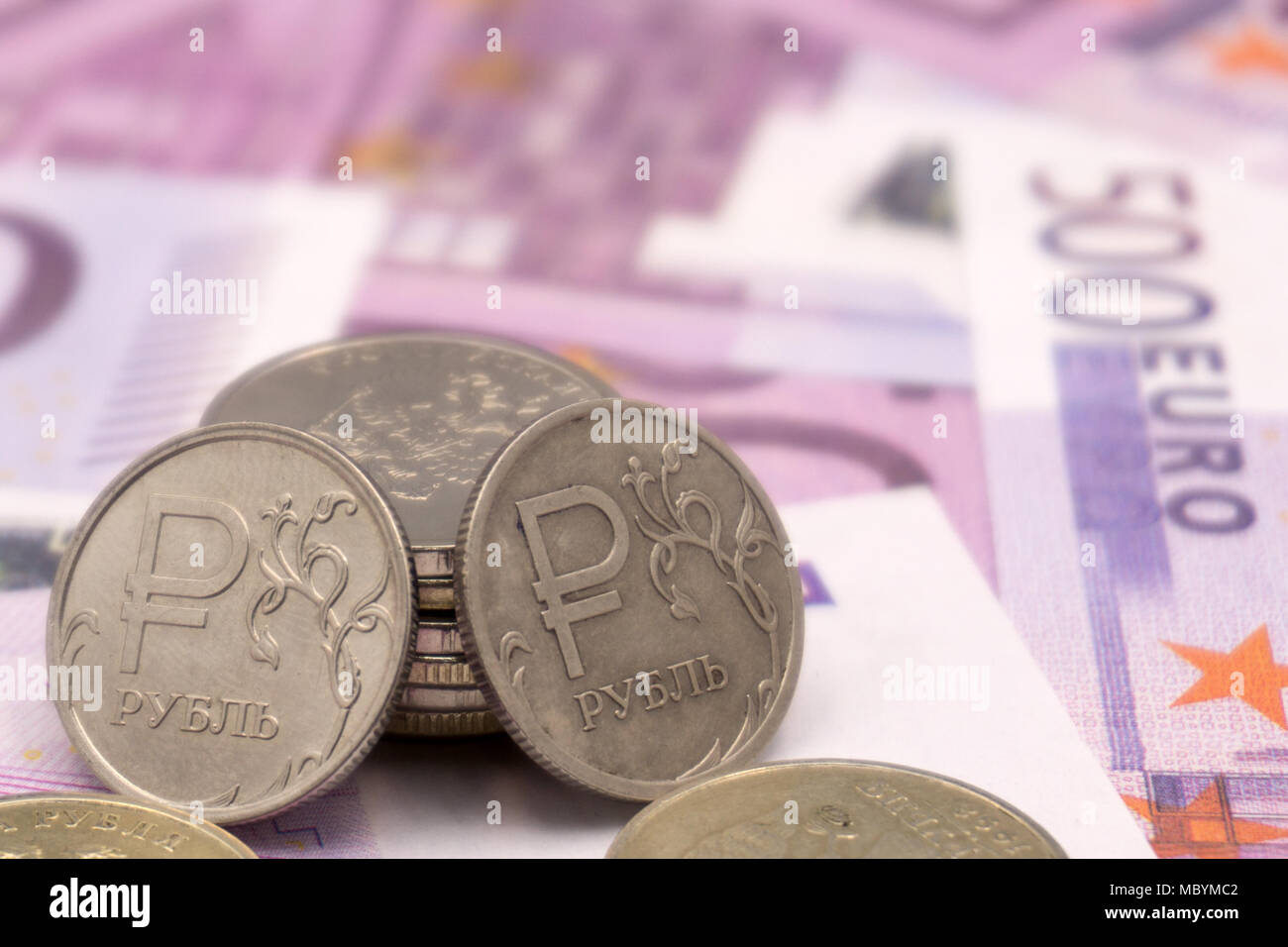 Ruble banknotes of russia hi-res stock photography and images - Alamy