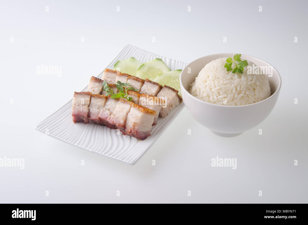 Bbq pork rice hong kong hi-res stock photography and images - Alamy