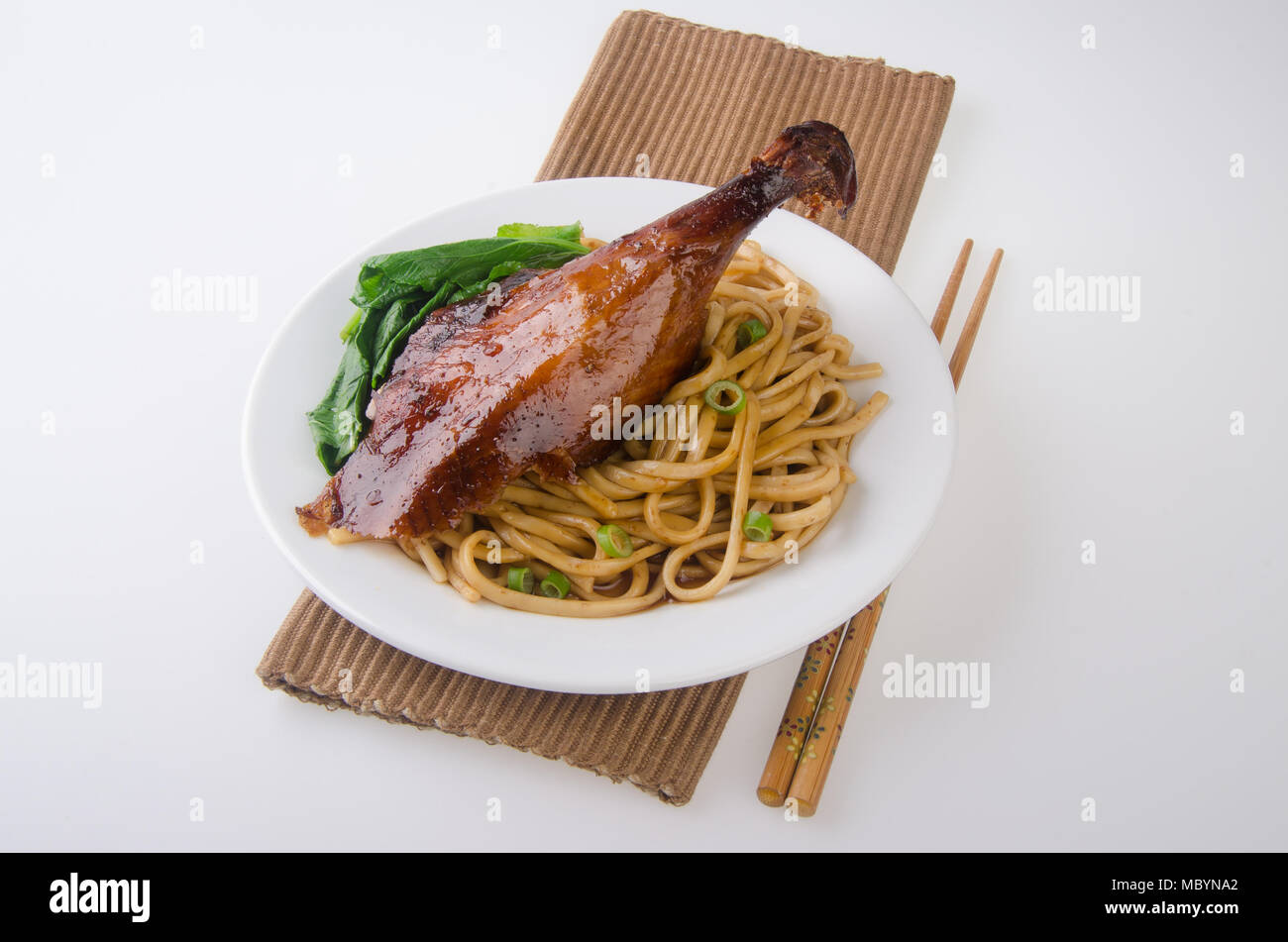 Duck noodle food. asia food Stock Photo - Alamy