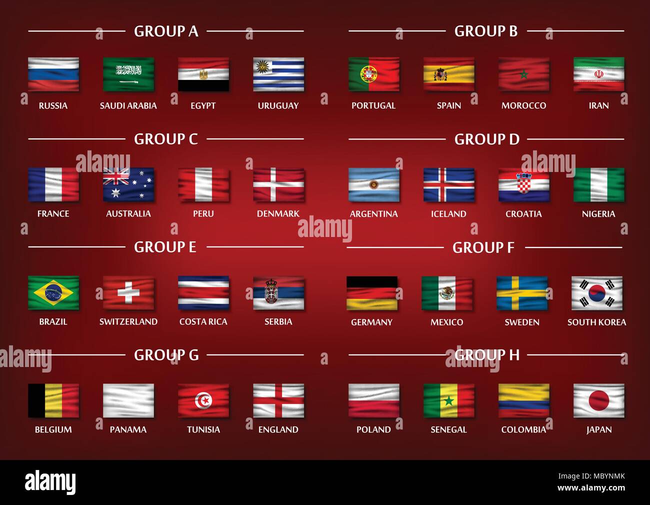 World Cup 2022 Groups Printable