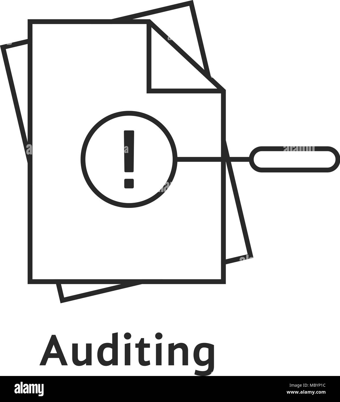 Tax accounting thin line Stock Vector Images - Alamy