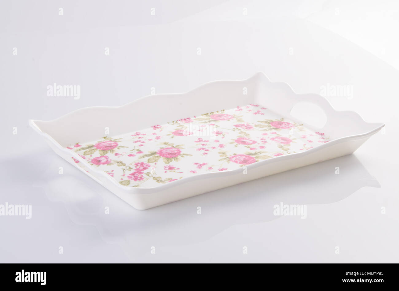 tray, empty plastic tray isolated on white Stock Photo - Alamy