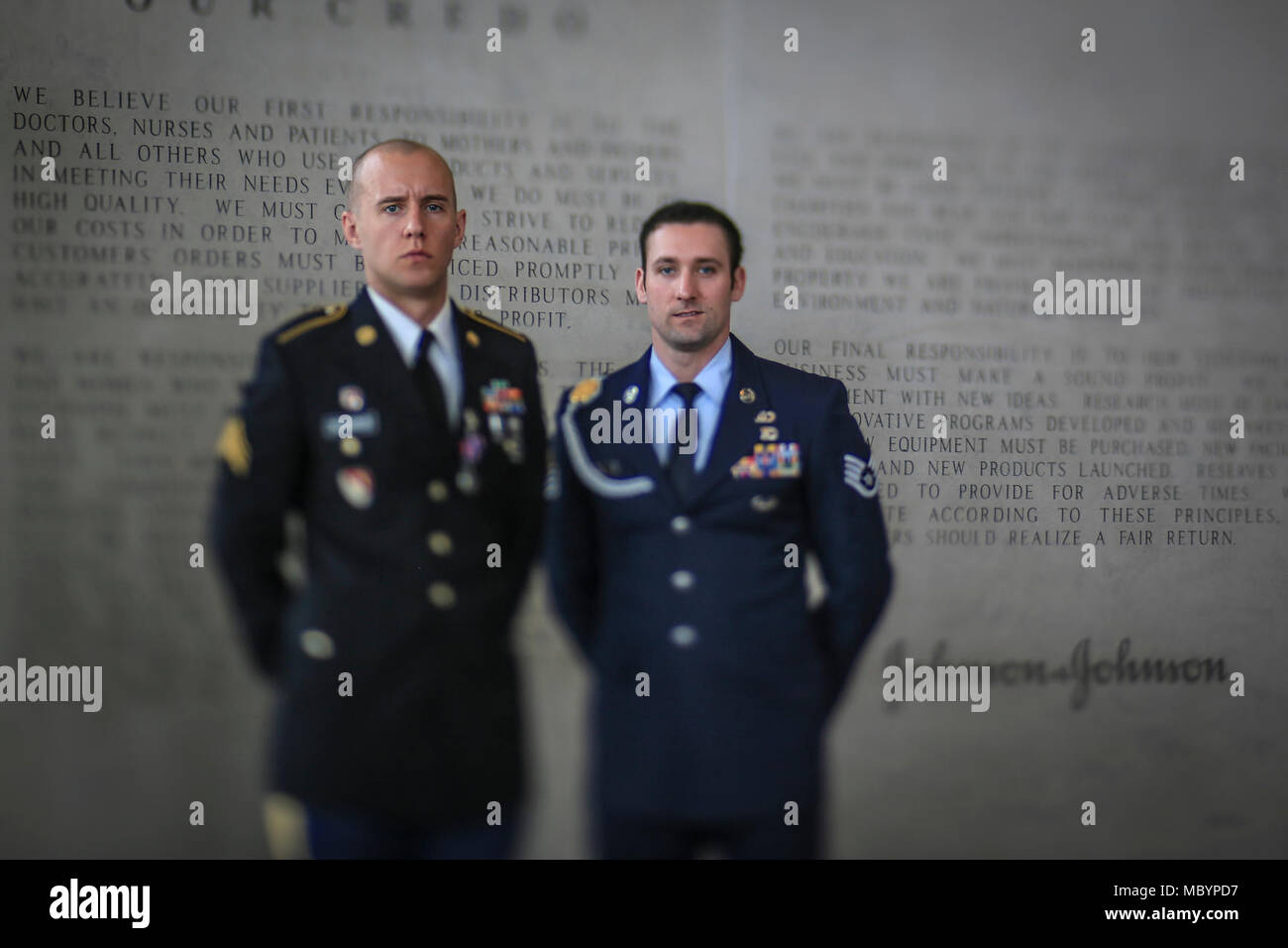 New Jersey Army National Guard Sgt. Ryan McGinnis, left, and New Jersey ...