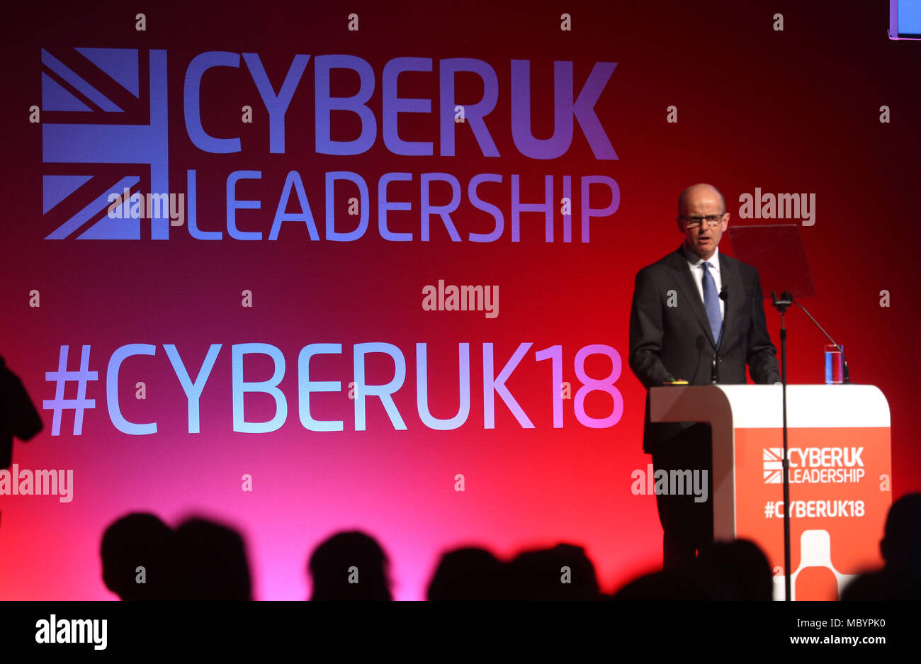 Jeremy Fleming, the director general of GCHQ addresses the Cyber UK ...