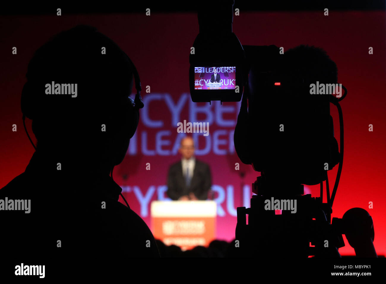 Jeremy Fleming, the director general of GCHQ addresses the Cyber UK ...