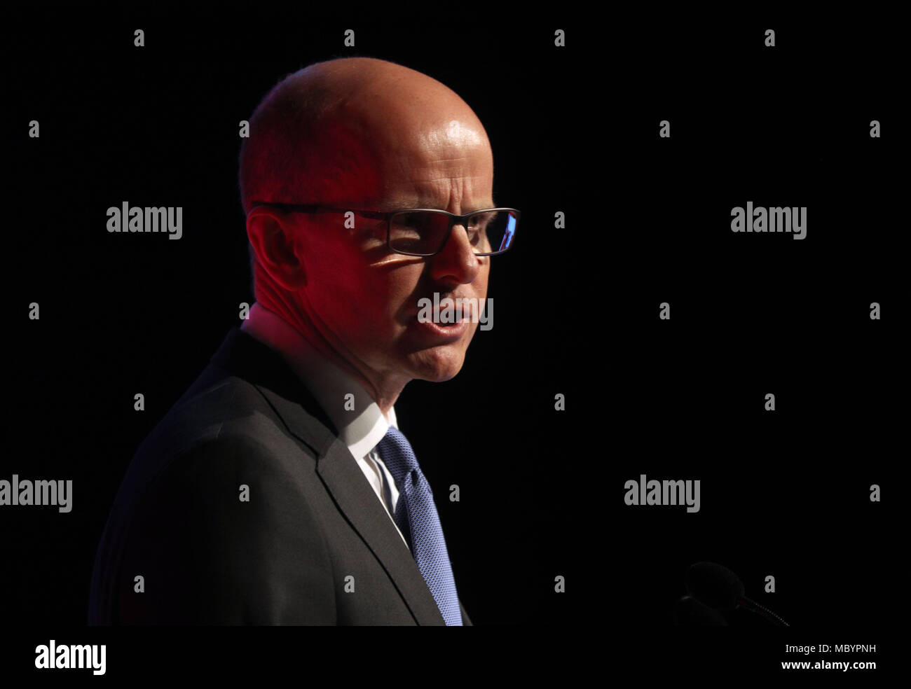 Jeremy Fleming, the director general of GCHQ addresses the Cyber UK ...