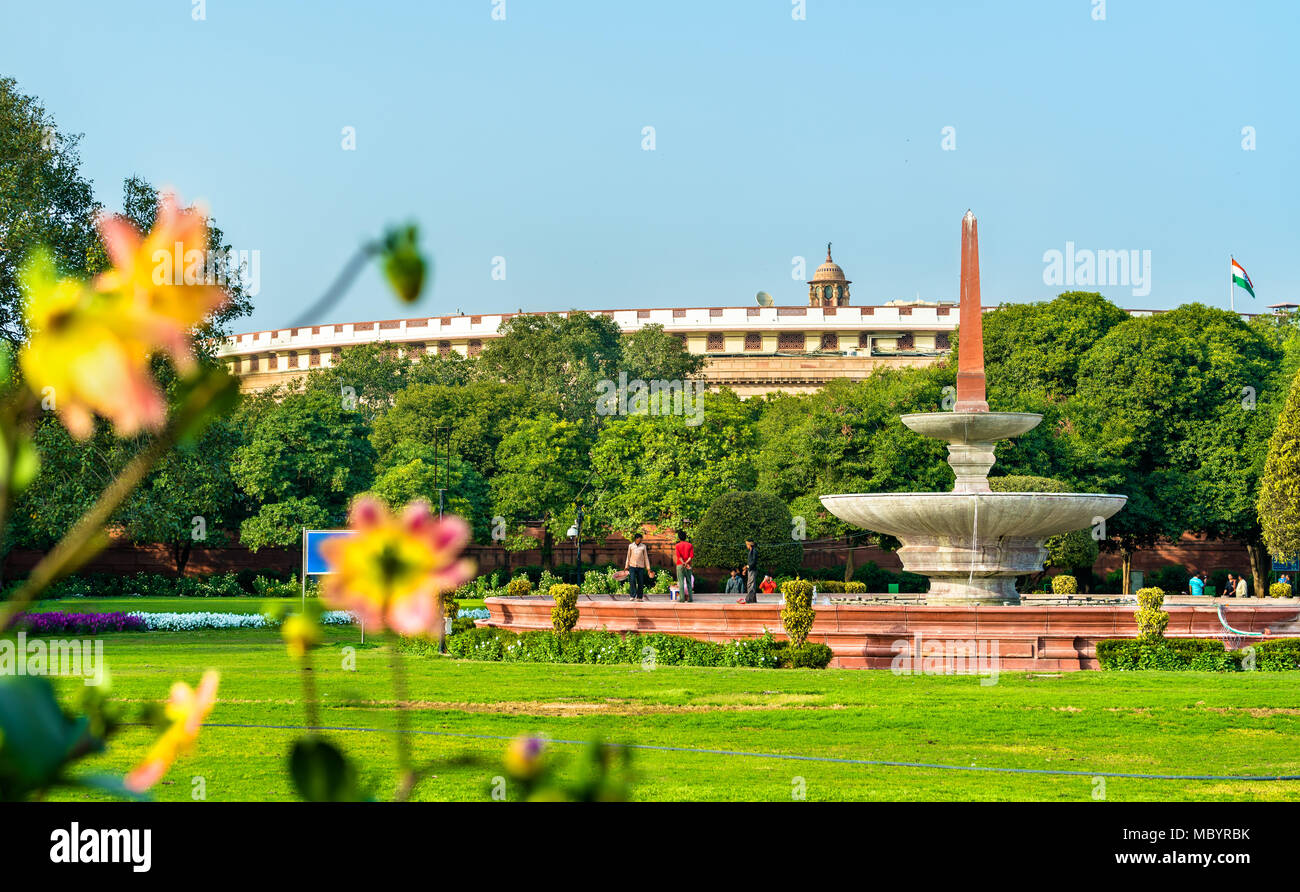 Structure sansad bhavan hi-res stock photography and images - Alamy