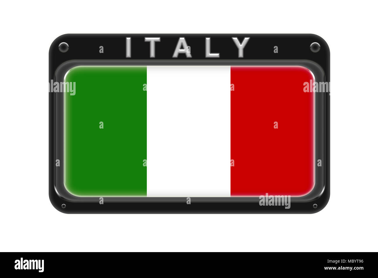 Italy country name on Cut Out Stock Images & Pictures - Alamy