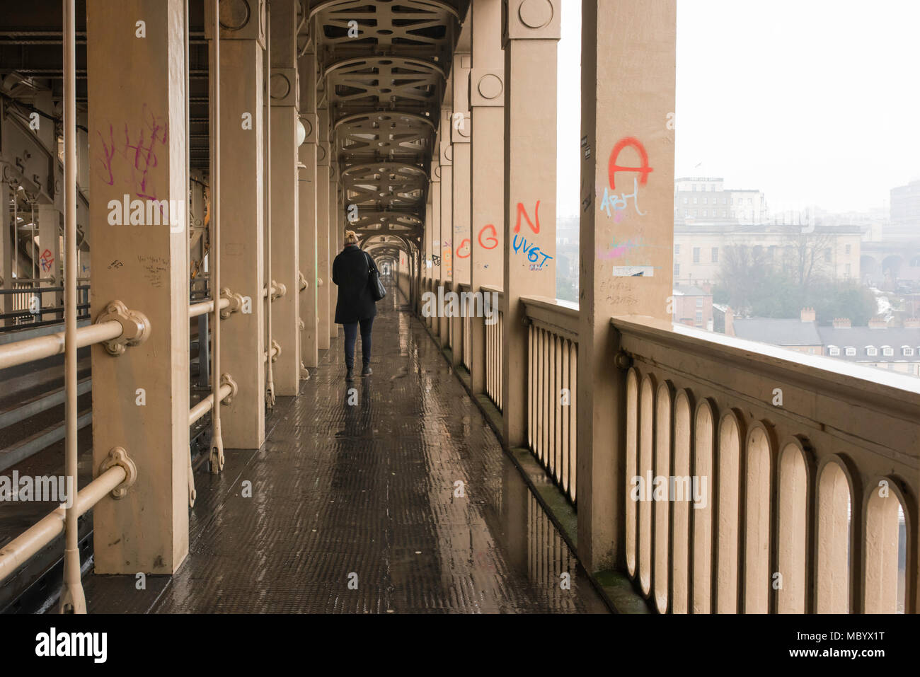 The High Level Bridge, designed by the famous Victorian engineer Robert ...