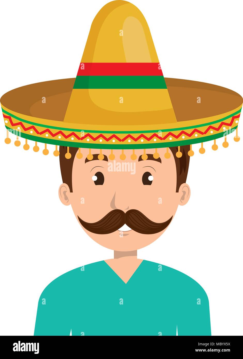 mexican mariachi avatar character Stock Vector Image & Art - Alamy