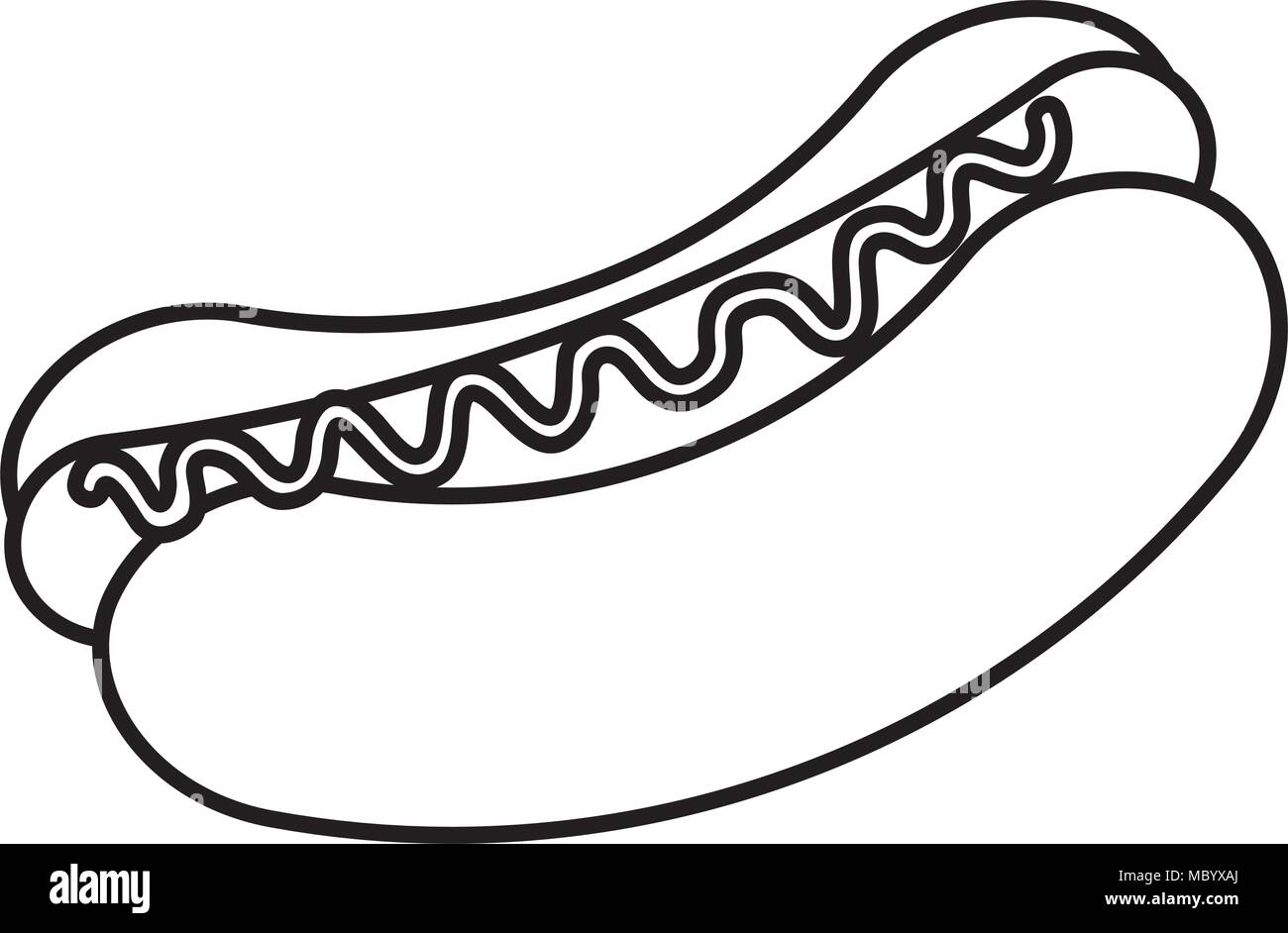 delicious hot dog icon Stock Vector Image & Art - Alamy