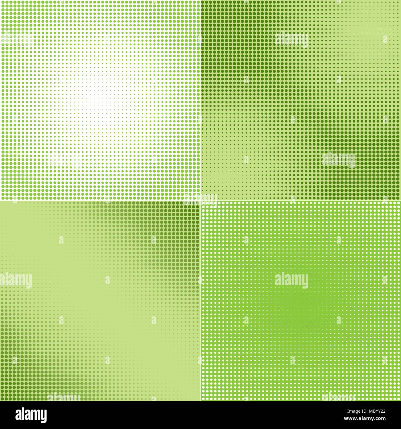Halftone Screen Gradation Set Stock Vector Image & Art - Alamy