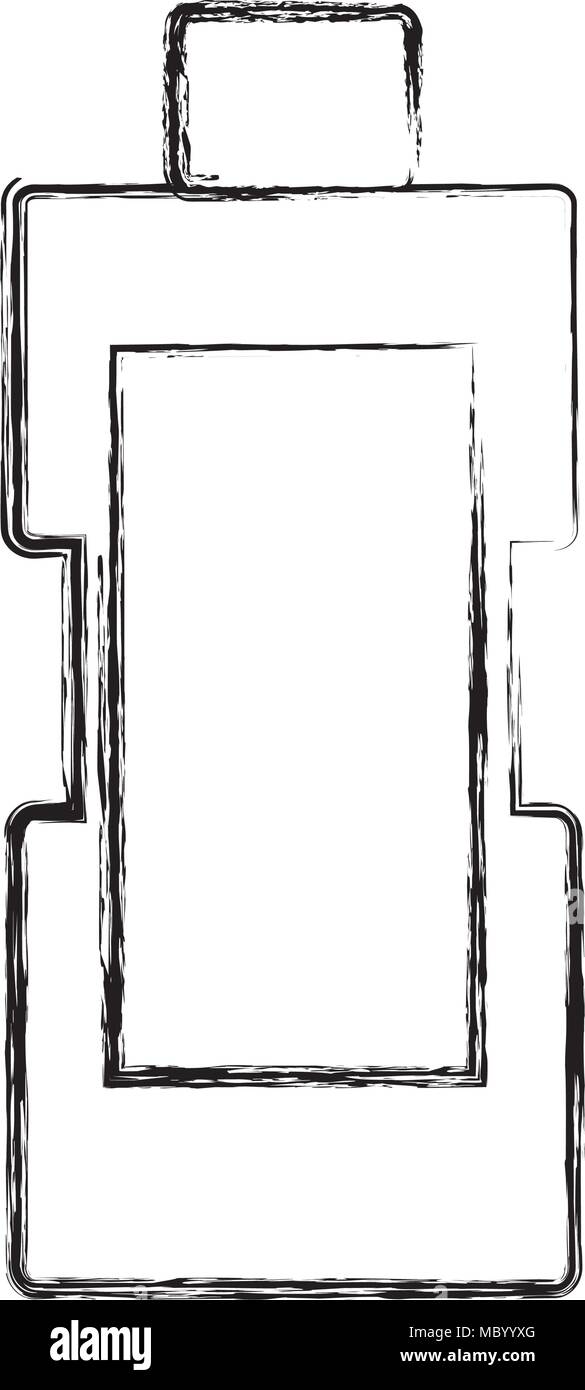 grunge blanch detergent bottle to housework laundry Stock Vector Image ...