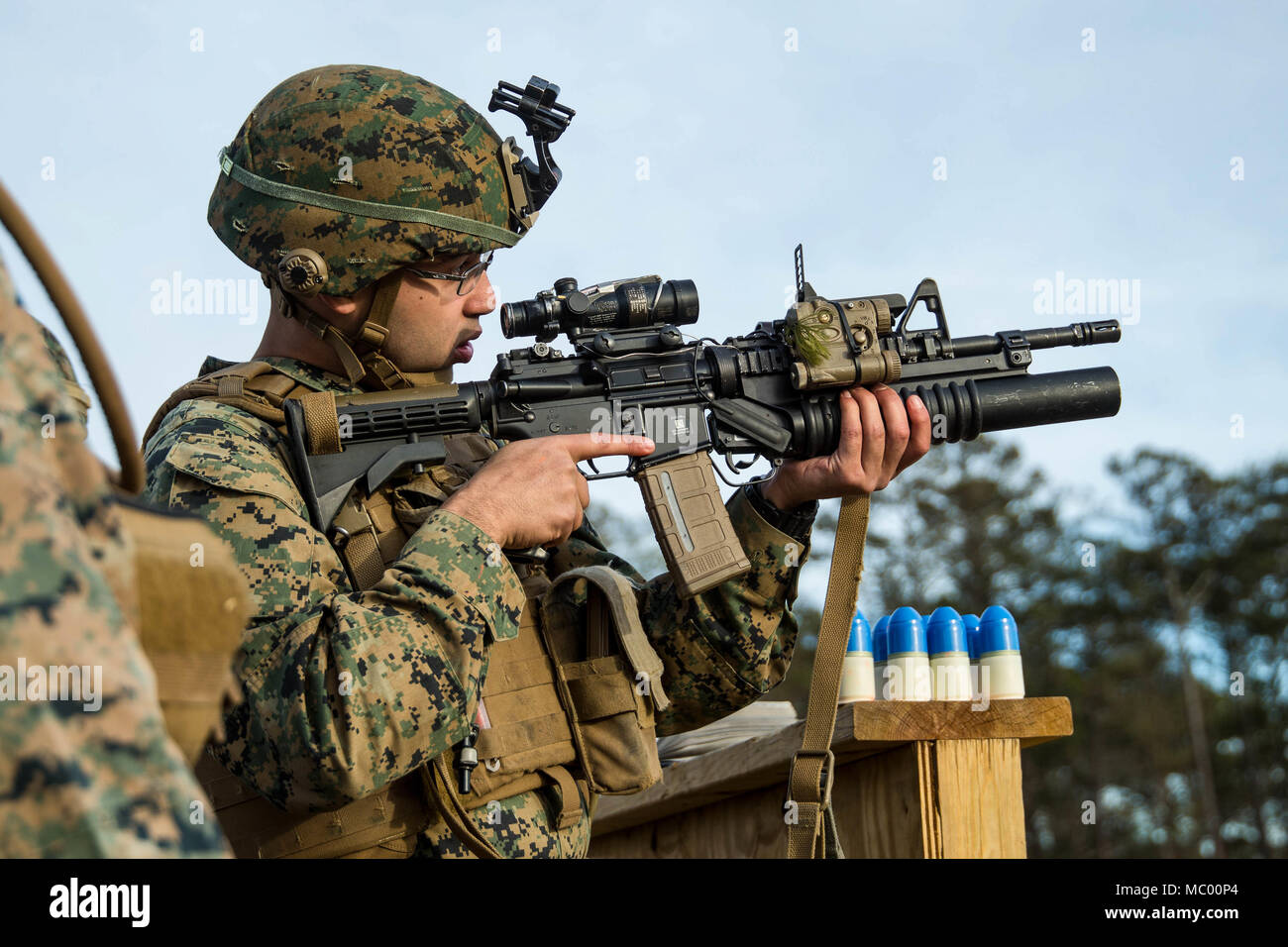 U.S. Marine Lance Cpl. Joel. V. Sepulveda, a rifleman with Battalion ...