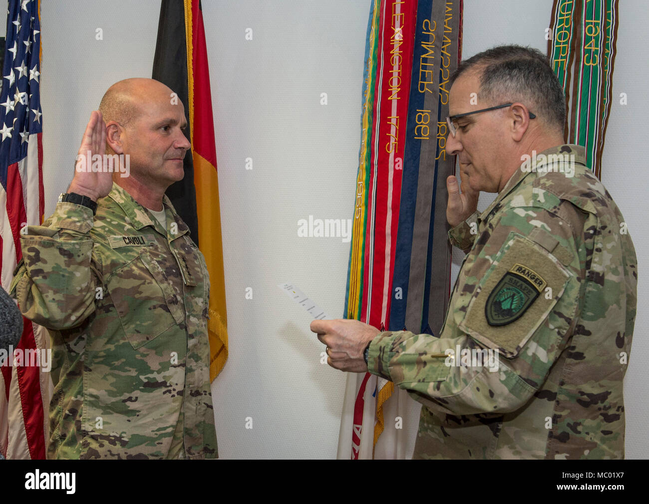 Gen. Curtis M. Scaparrotti (right), United States European Command ...
