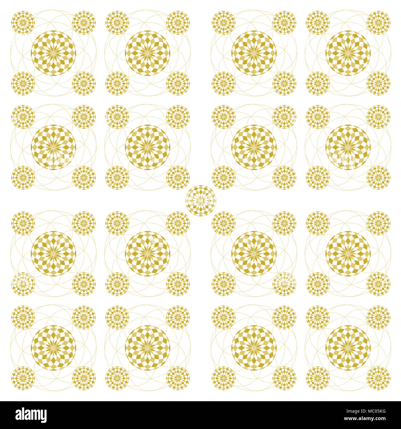 Seamless line art vector overlap of repetitive pattern on white ...