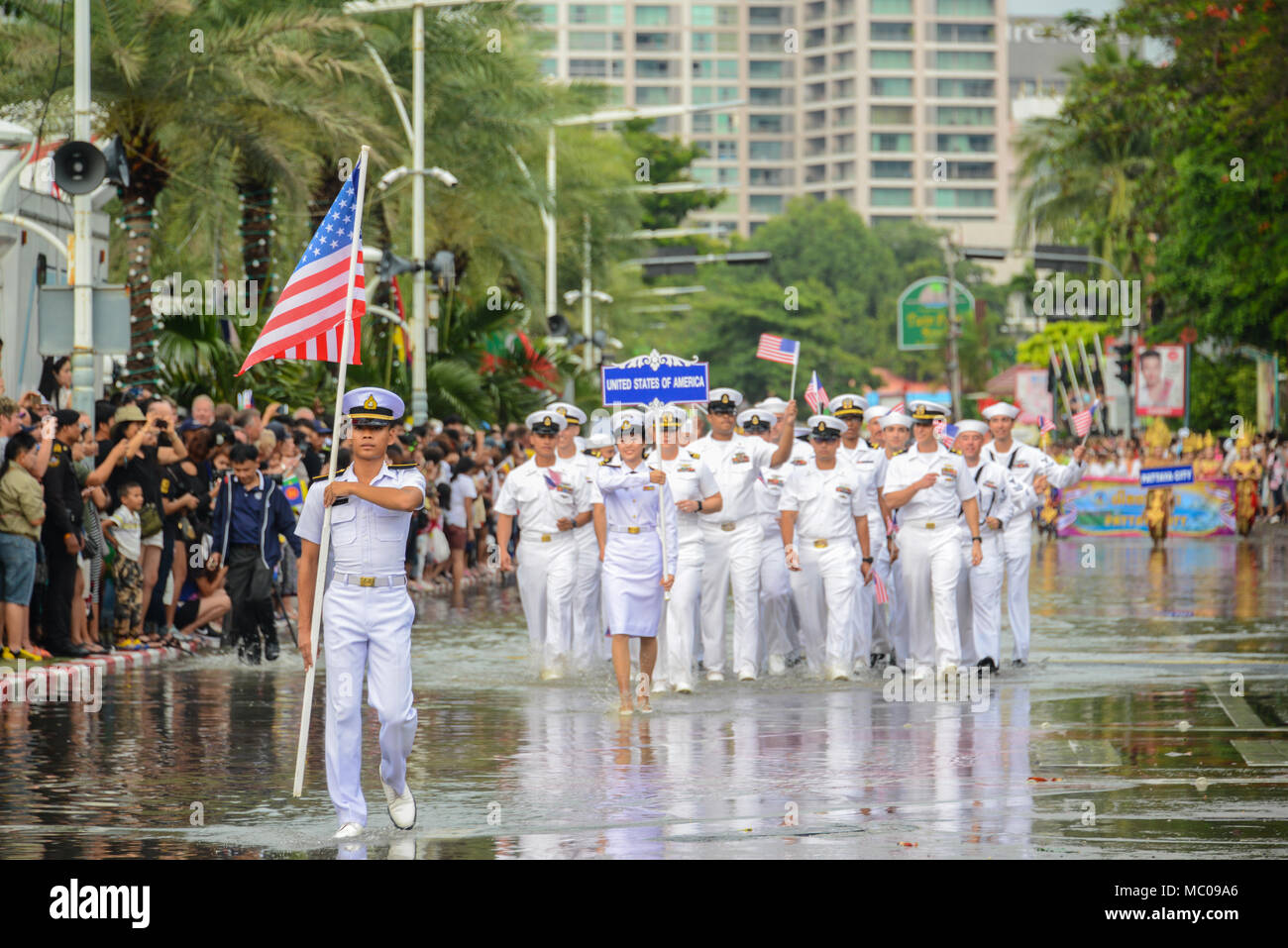 Pattaya, Thailand - November 19, 2017: United States of America Navy ...