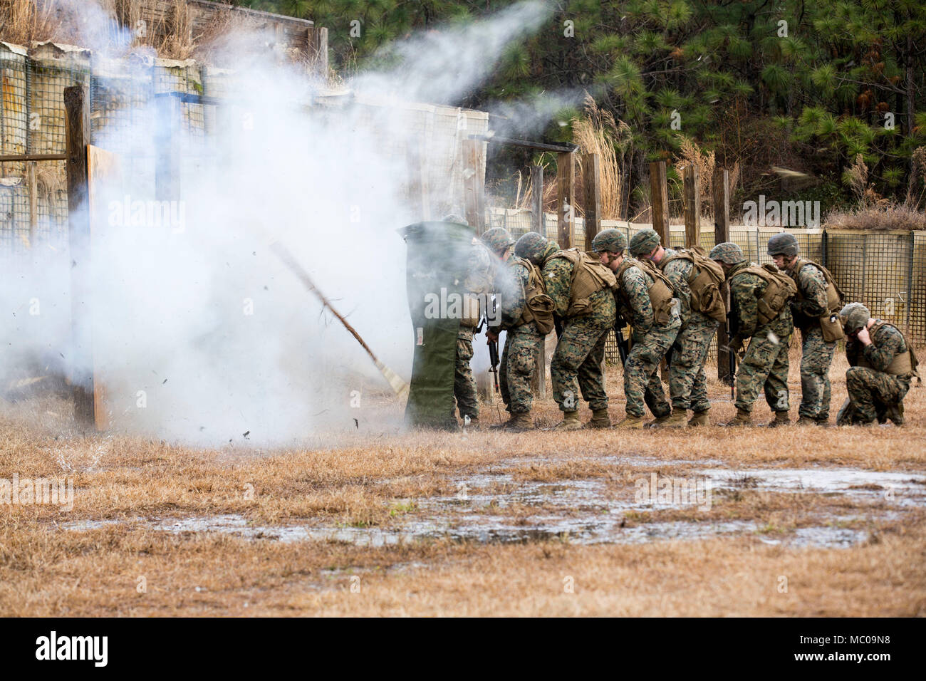 U.S. Marine Corps Infantry Assault Marines with 3rd Battalion, 8th ...
