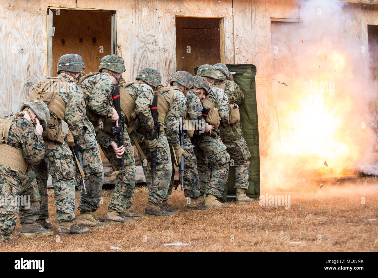 U.S. Marine Corps Infantry Assault Marines with 3rd Battalion, 8th ...