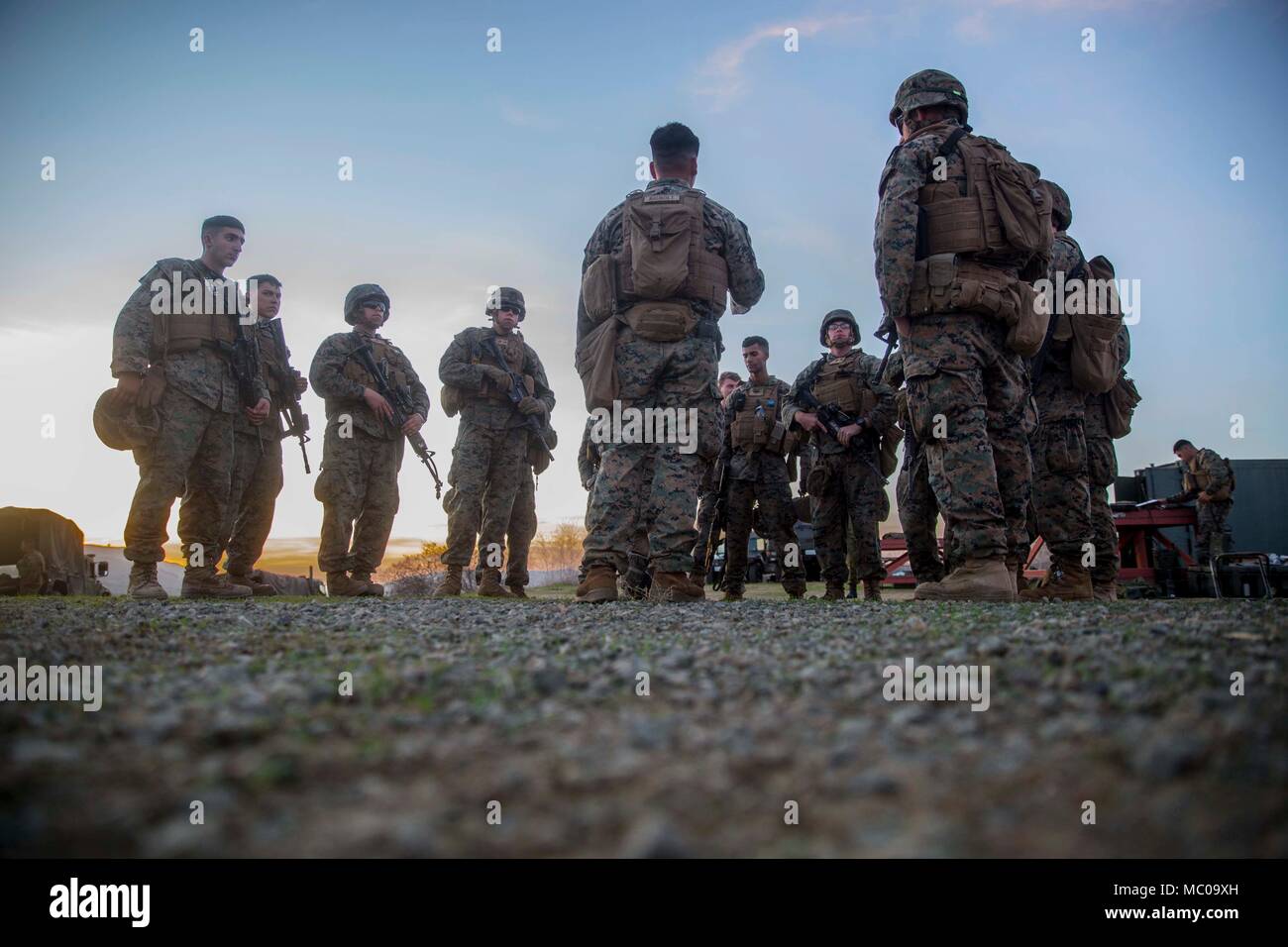 MARINE CORPS BASE CAMP PENDLETON, Calif. - Marines with 1st Combat ...