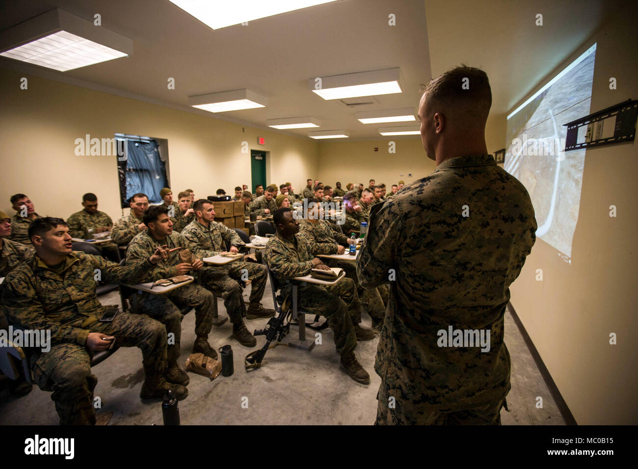 U.S. Marines and Sailors with Battalion Landing Team, 2nd Battalion ...