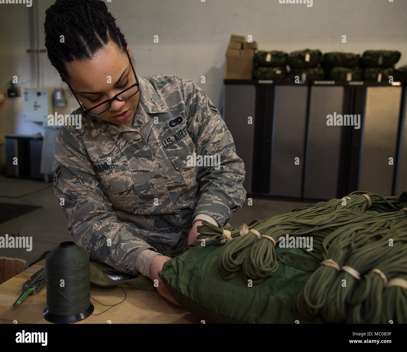 U.S. Air Force Airman 1st Class Ivory Franks, 773d Logistics Readiness ...