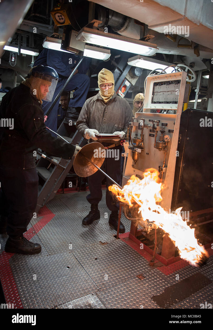 180118-N-WF272-053 SASEBO, Japan (Jan. 18, 2018) Gas Turbine System ...