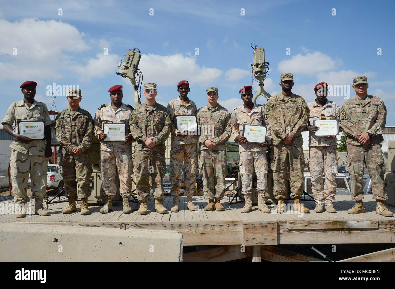 U.S. Soldiers assigned to the Combined Joint Task Force - Horn of ...