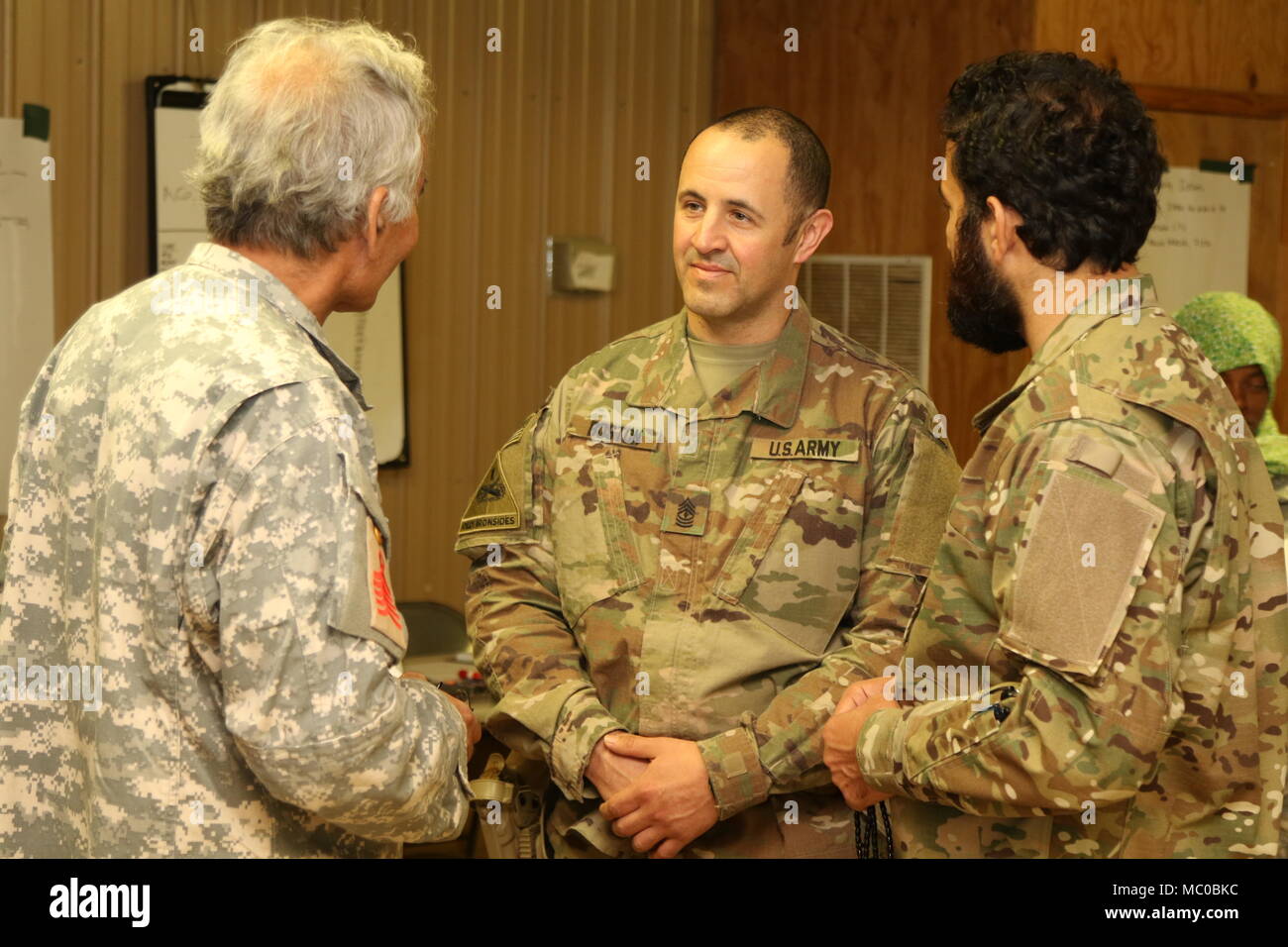 1st Sgt. James Boston assigned to 4th Battalion, 1st Security Force ...