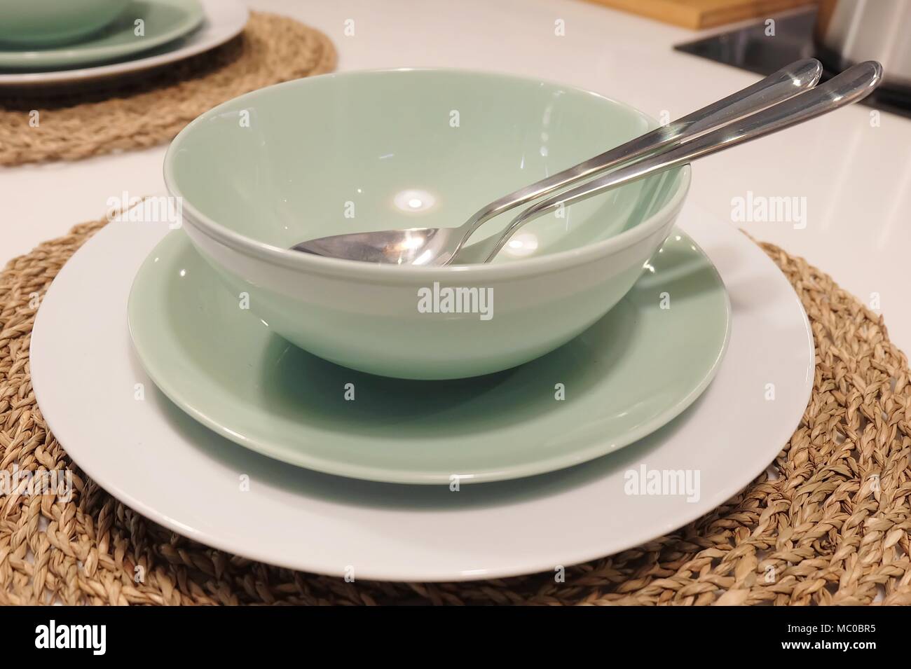 Serving lunch tray plates hi-res stock photography and images - Alamy